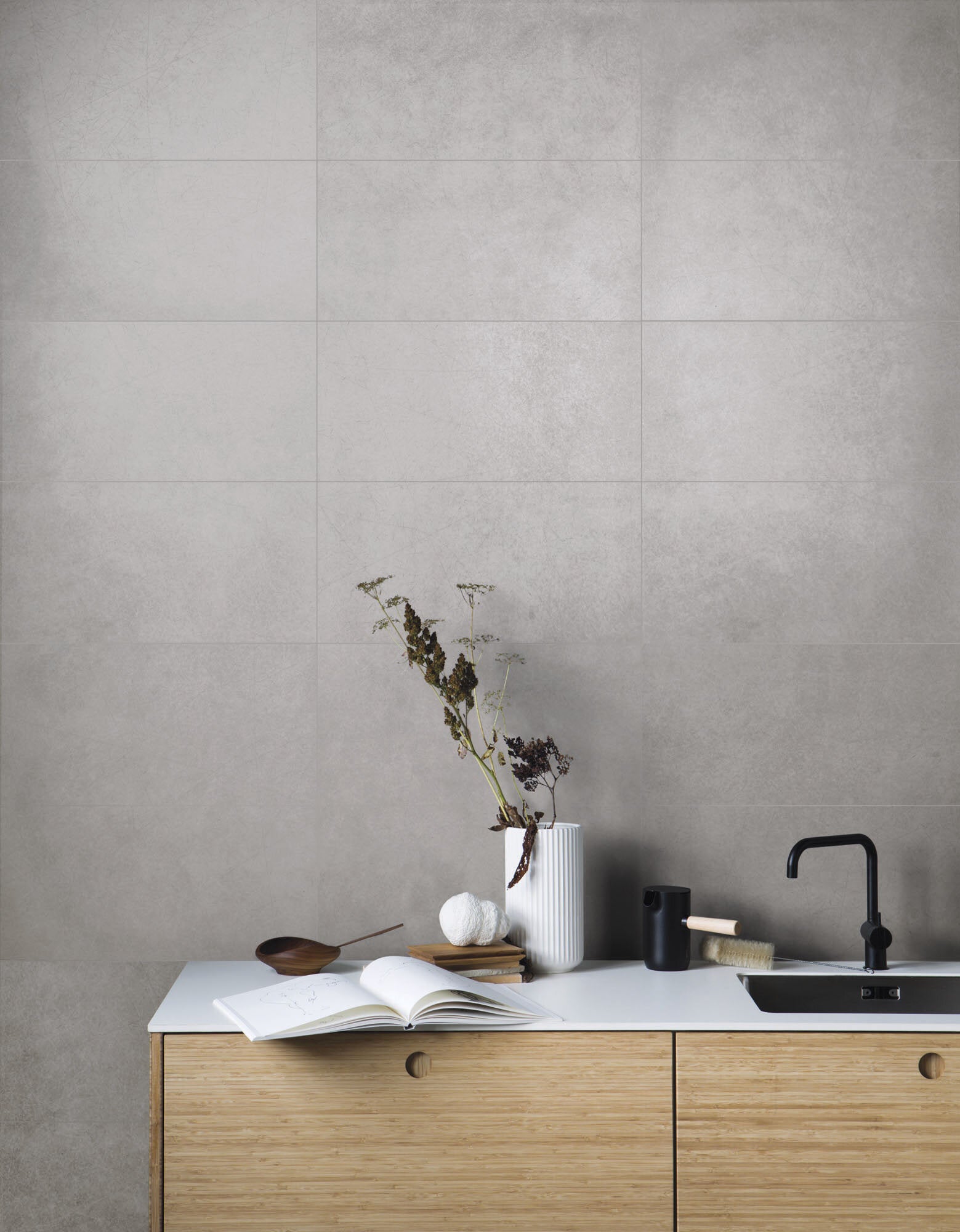 Grès cérame - BACKSTAGE - GREY - 60x60 Rectifié | Leroy Merlin