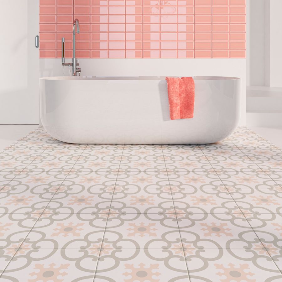 Suelo efecto hidráulico Mate CERTECA VINTAGE Design 9 | 33,5x33,5 (caja ...