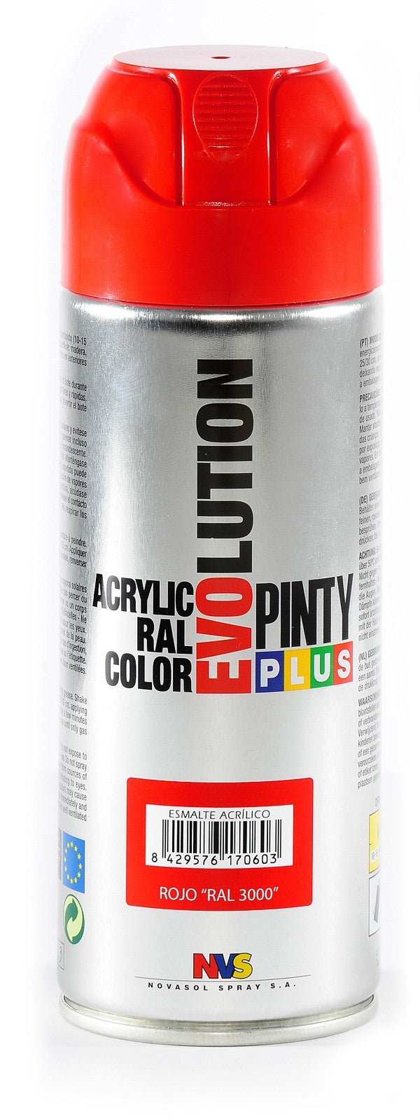 Pintura Spray PintyPlus Evolution - RAL 9006 Aluminio Blanco Metálico ...