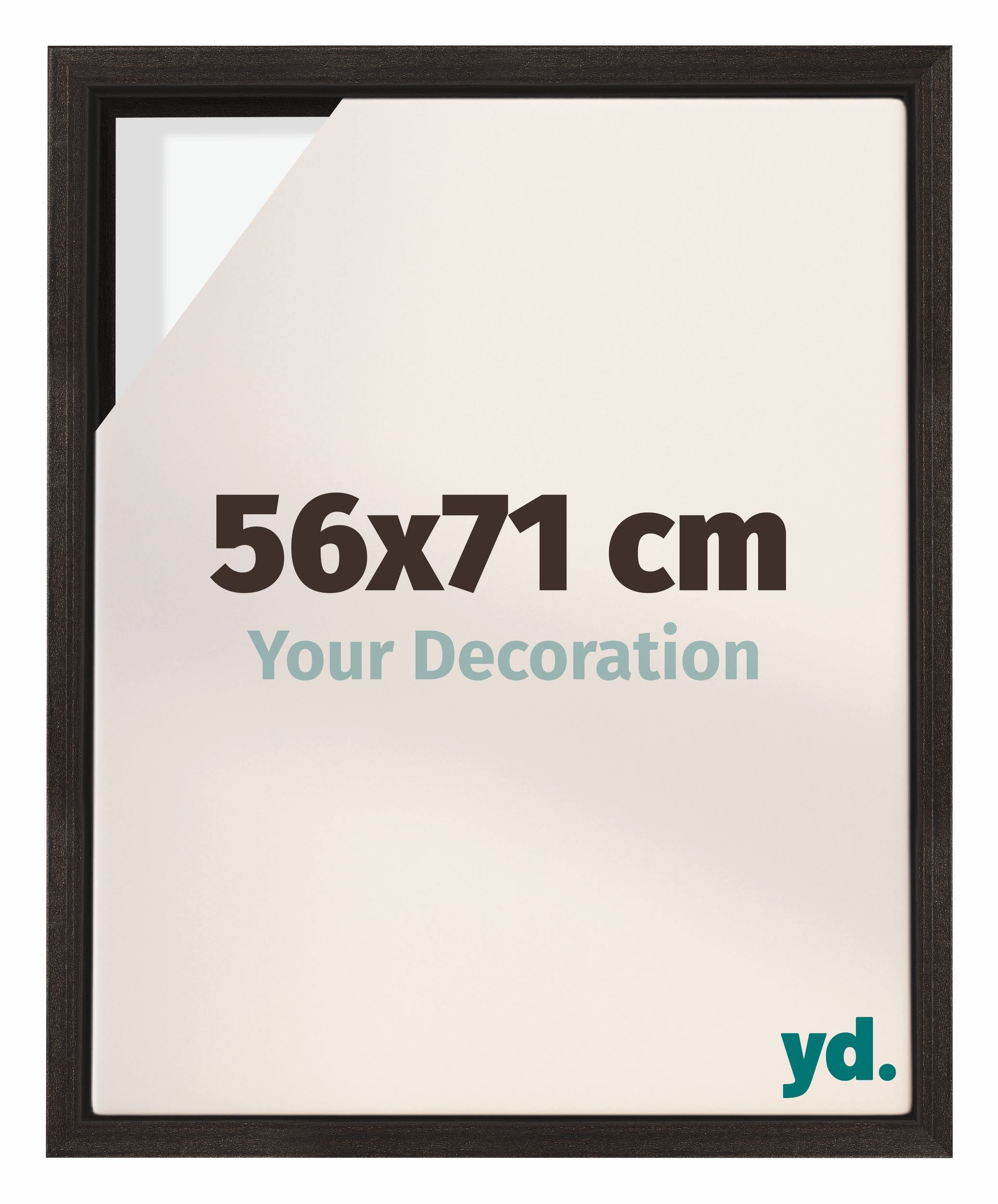 Yd. Cadre flottant 56x71 - Chene Fonce - Cadre en caisse américaine ...