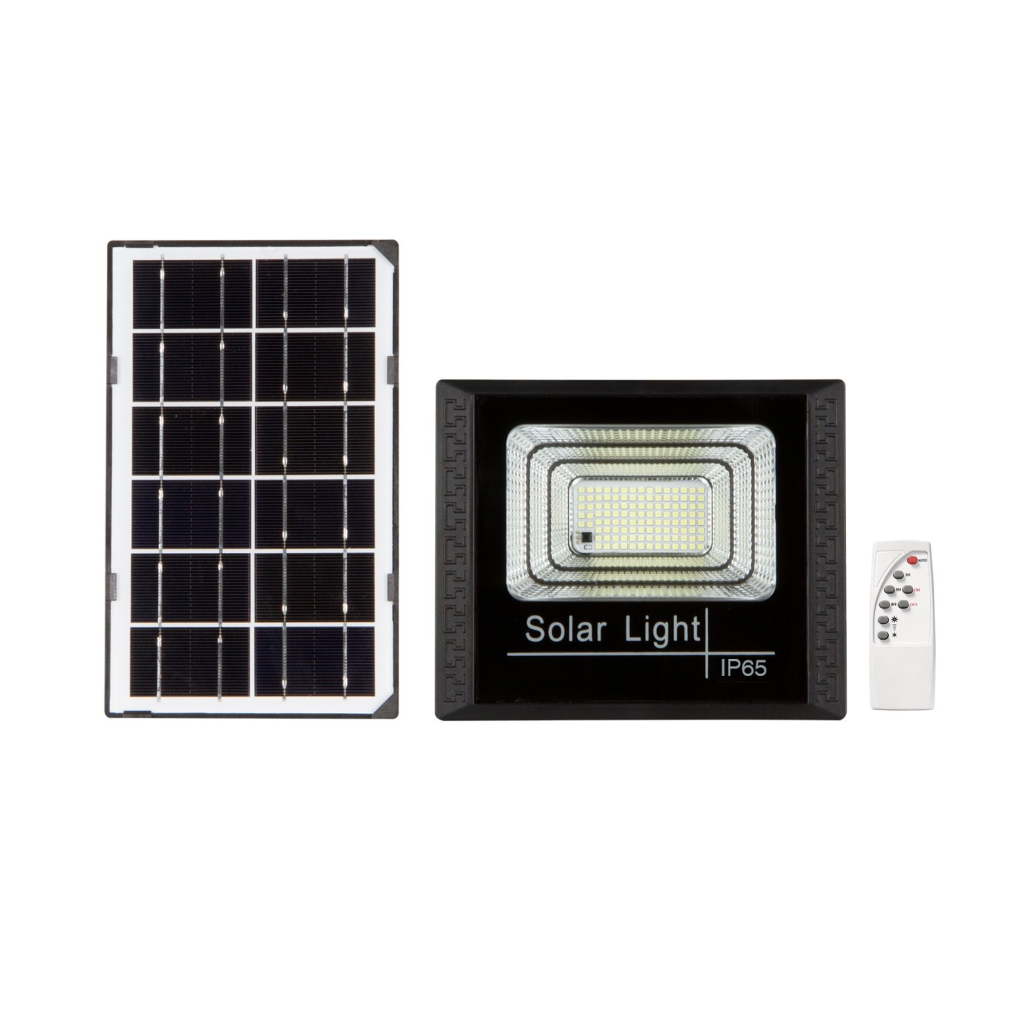 Naświetlacz solarny LED 60W z czujnikiem i pilotem - 270 diod LED, 900 ...
