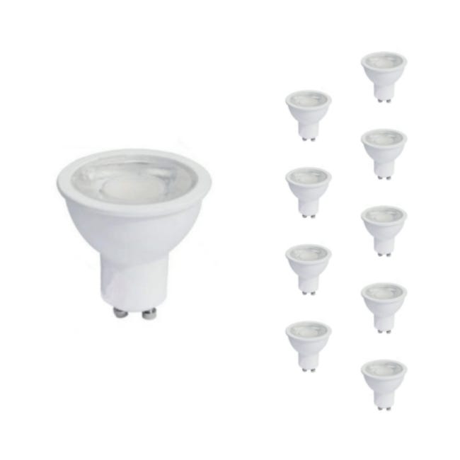 Ampoule LED GU10 8W 220V PAR16 COB (Pack de 10) - Blanc Neutre 4000K ... Ampoule LED GU10 8W 220V PAR16 COB (Pack de 10) - Blanc Neutre 4000K ...