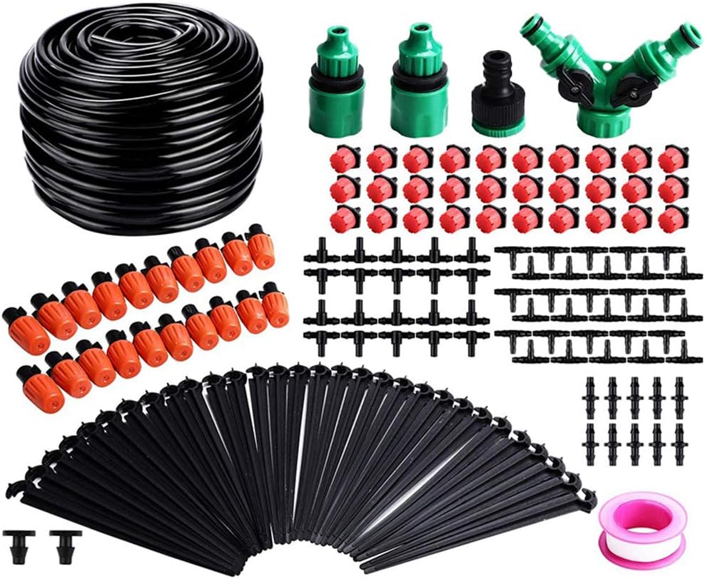 Système d'irrigation de jardin, 30 m (100 pi), kit d'irrigation goutte ...