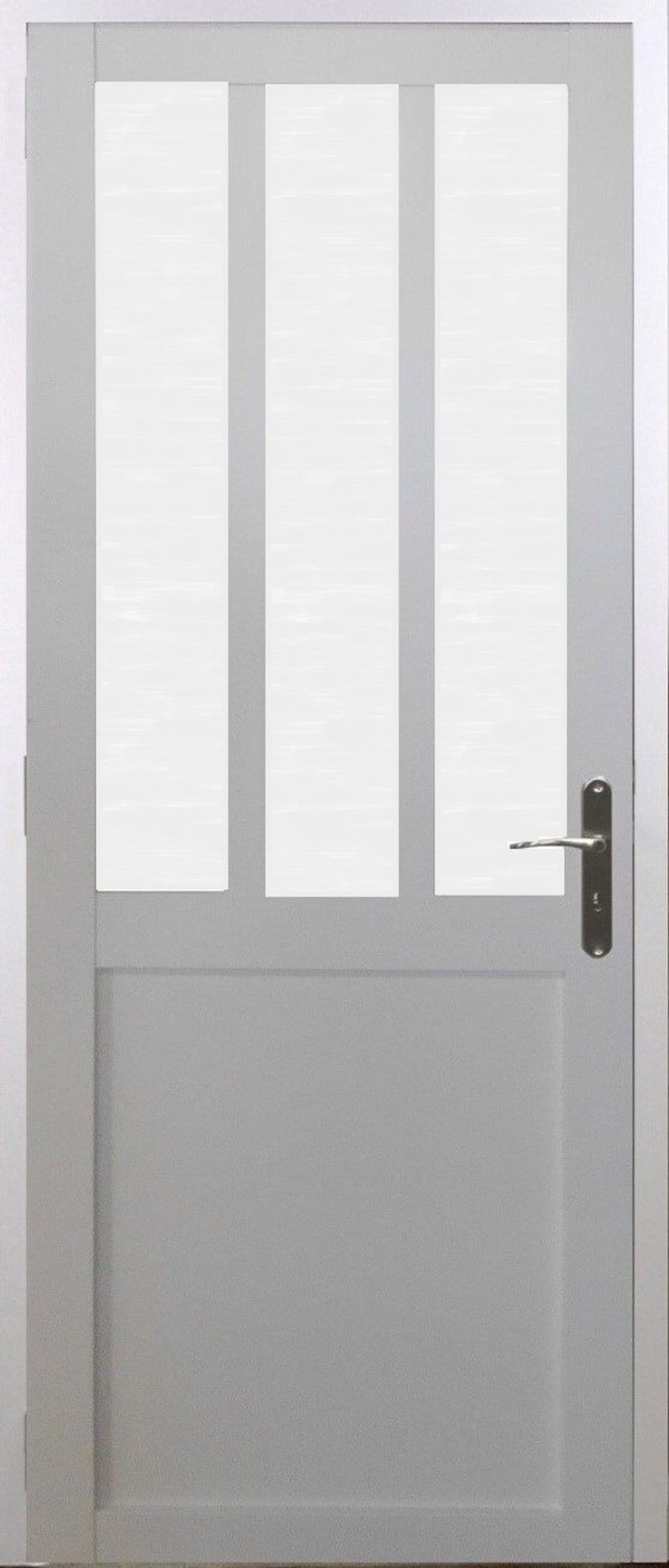 Bloc Porte Gd Menuiseries Atelier Blanc Vitre Depoli H204 X L83 ...