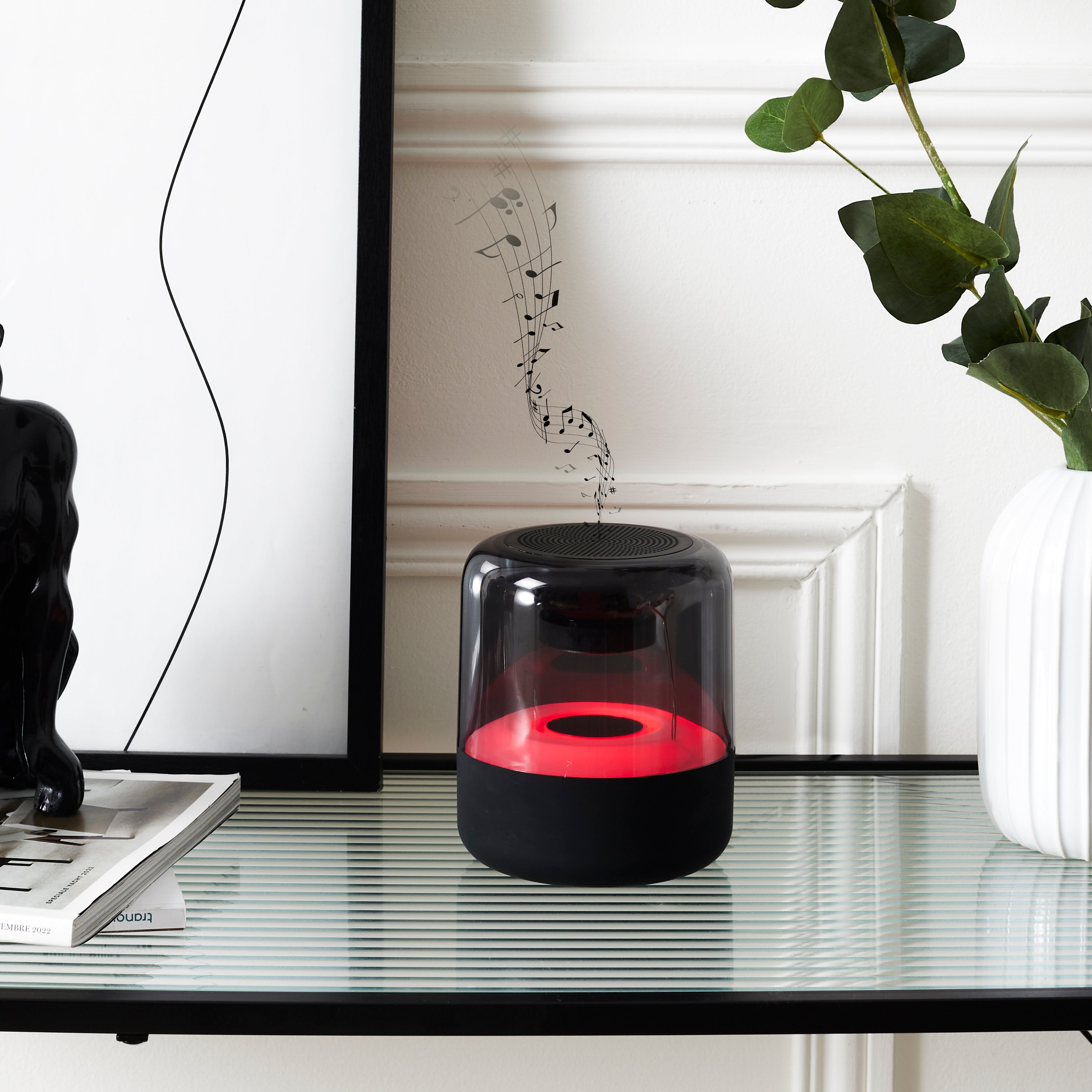 Enceinte Sans Fil - Be Mix - Lumineuse - 5w - Noir | Leroy Merlin
