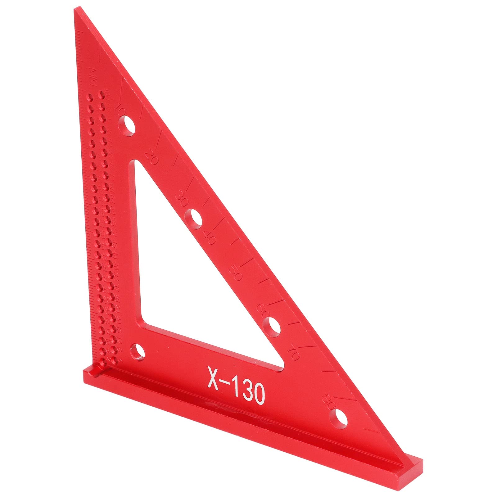 Règle triangulaire pour menuiserie en alliage d'aluminium, échelle ...