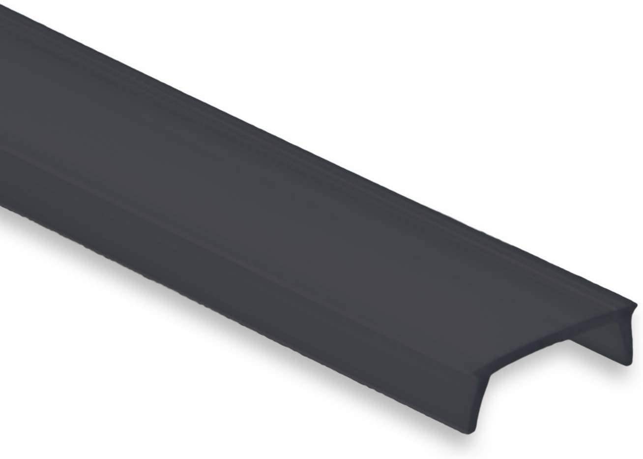 Diffuseur noir pour profilé de 17mm (2m) | Leroy Merlin