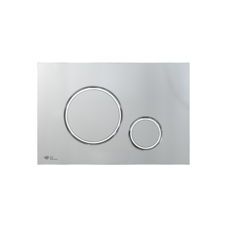 Bouton de commande SAT plastique chrome brillant (SATAT71) | Leroy Merlin