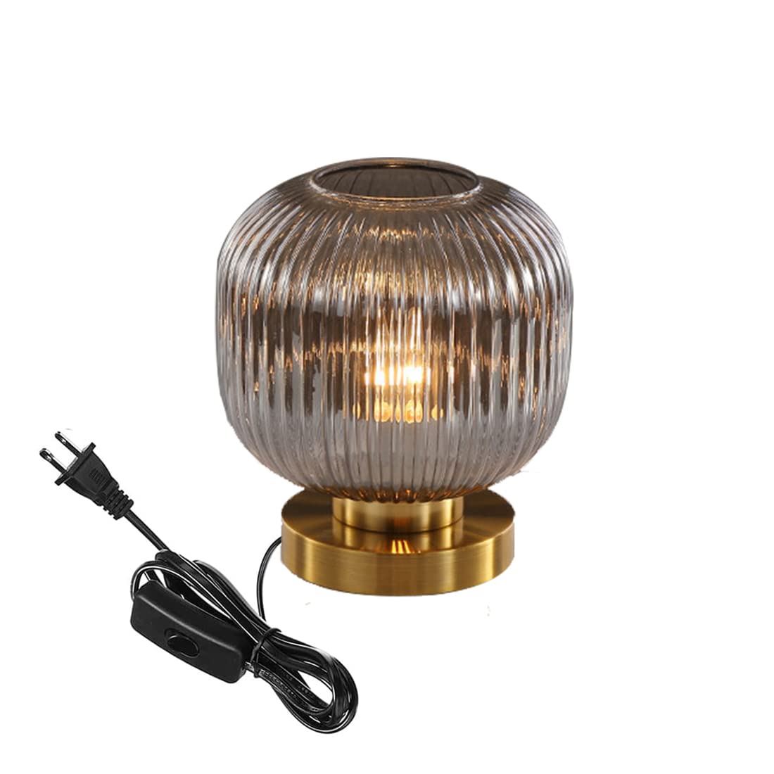 Lampe de table moderne, lampe de table nordique avec abat-jour et ...