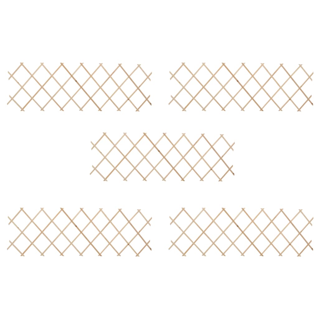 Maison Exclusive - Clôture à treillis 5 pcs Bois de sapin 180x60 cm ...