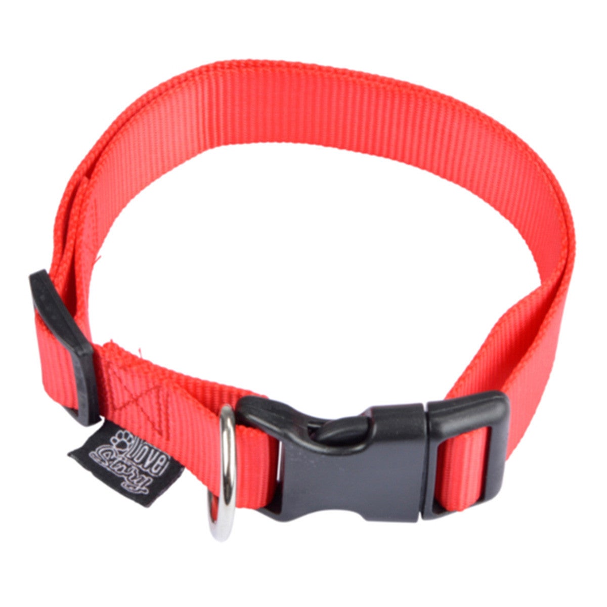 Collier Réglable Chien "Essentiel" 25-35cm Rouge | Leroy Merlin