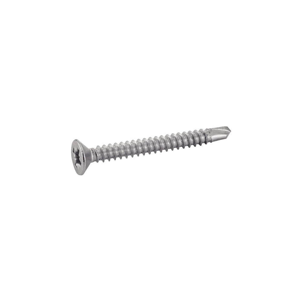 Vis autoperceuse tête fraisée Pozidriv ACTON 4,8 x 25 mm boîte 200 inox ...