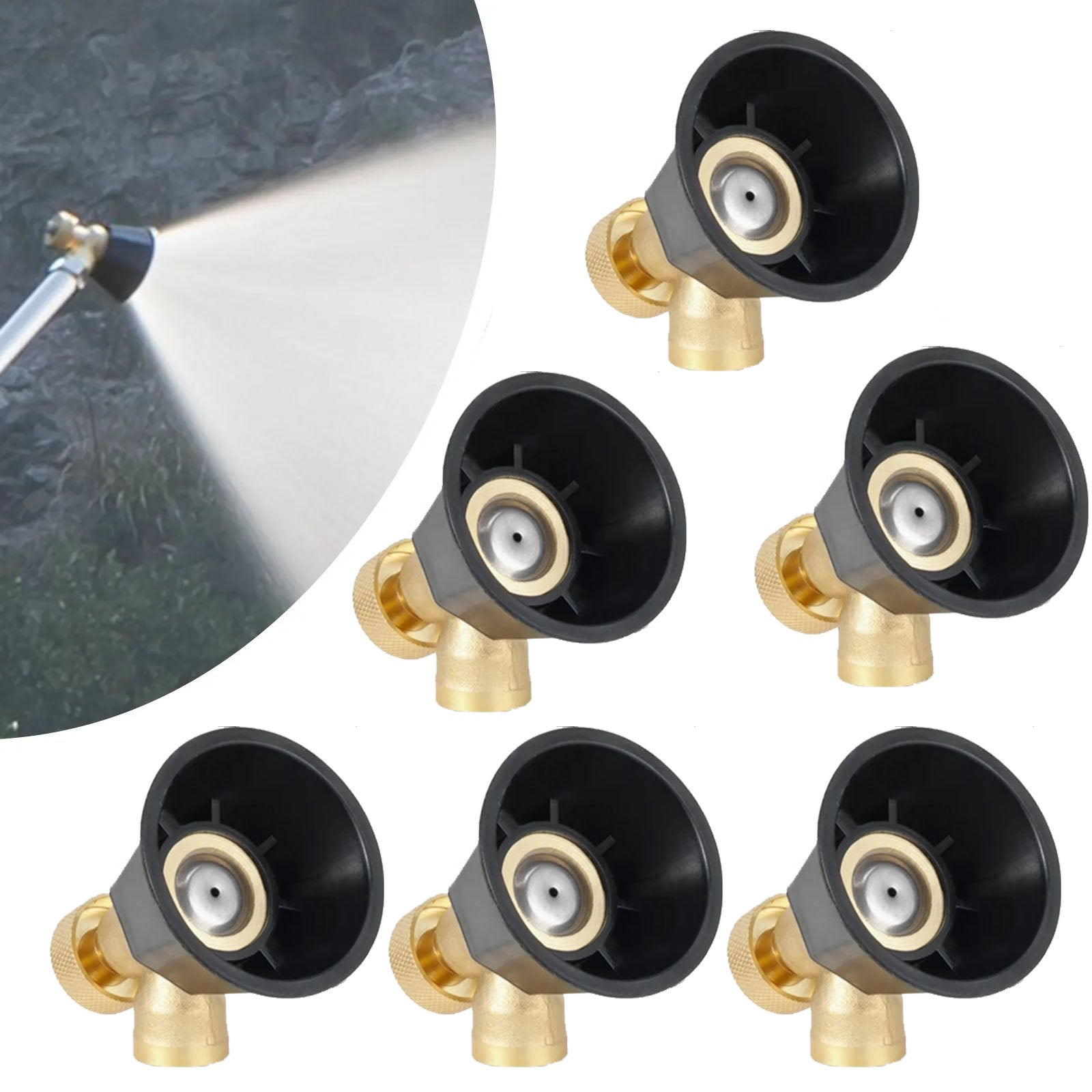 6 pièces Buse de pulvérisation de pesticides à haute pression, buse de pulvérisation d ...