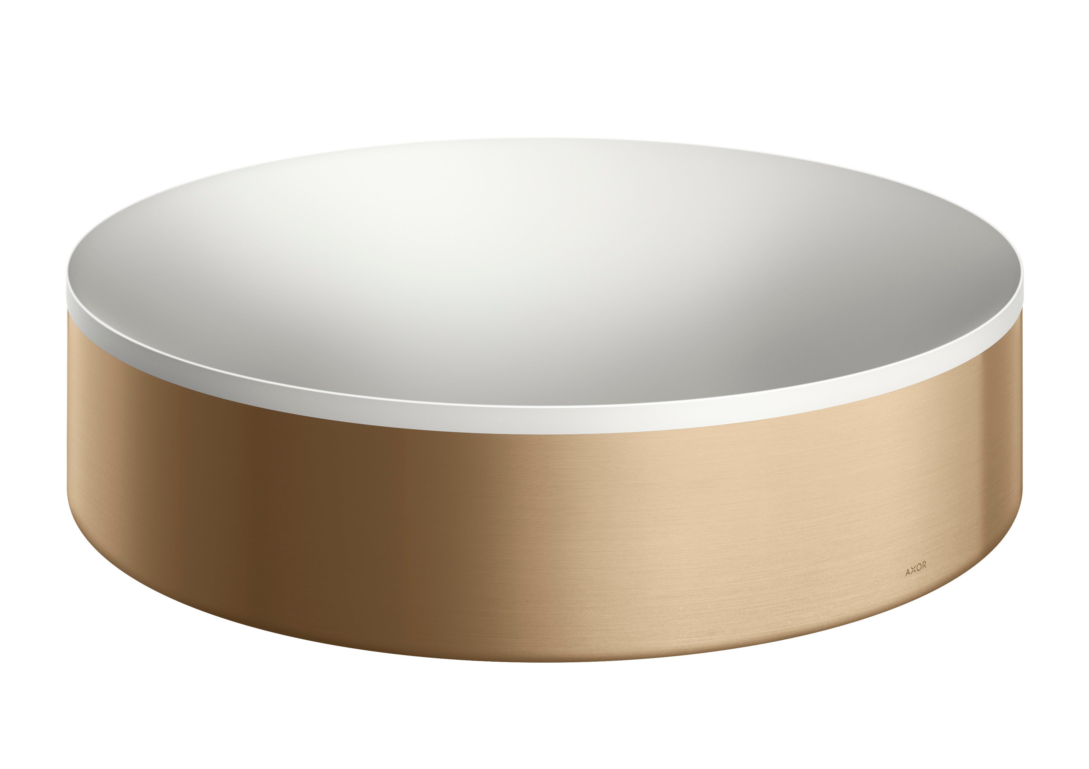 Hansgrohe AXOR Suite lavabo à poser, rond, D 400mm, avec cadre métal ...