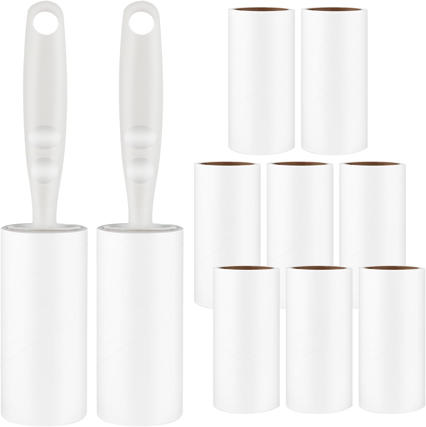 Rouleau Poils Animaux, 10 Rouleaux avec 2 DéRouleurs, Rouleau Adhesif ...