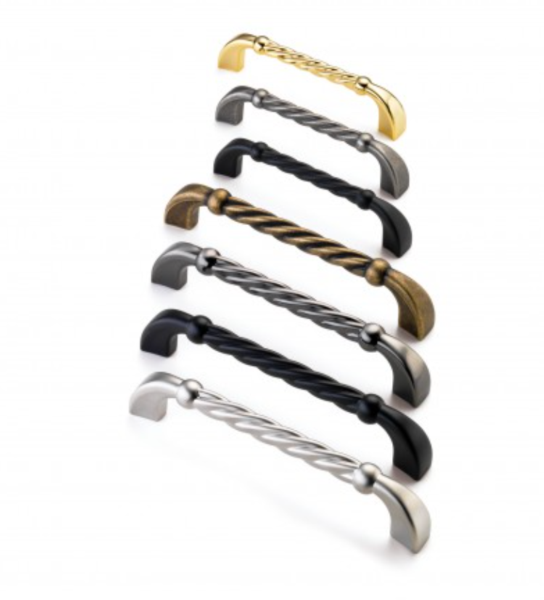 Poignée Rope 7581-Doré brillant. 114x13x27mm. Entraxe 96mm. | Leroy Merlin