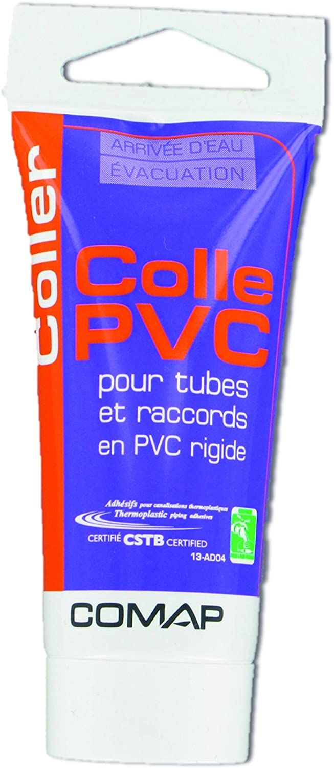 COMAP Colle pour tubes et raccords en PVC rigide - 125 ml - Norme ACS ...