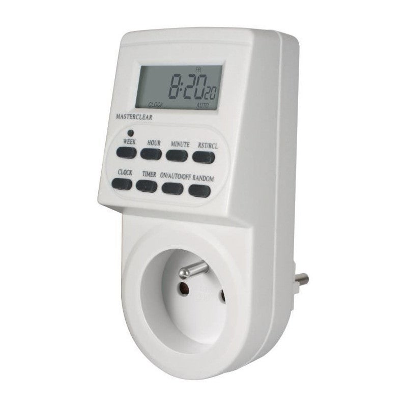 Brennenstuhl Programmateur digital hebdomadaire 10 programmes cycle 7 jours | Leroy Merlin