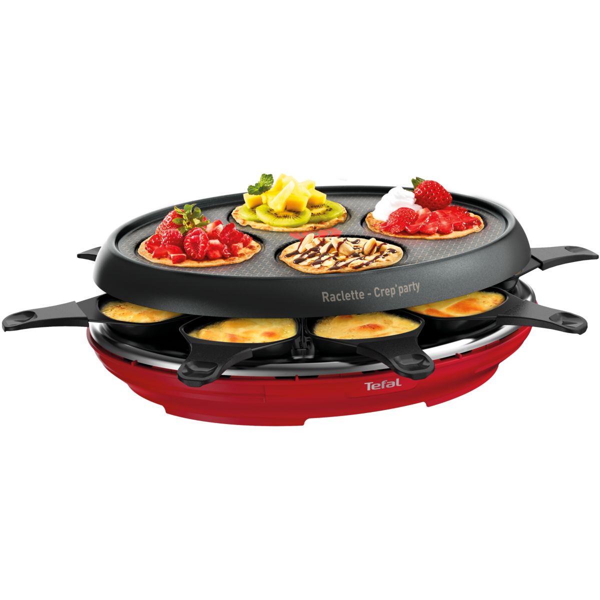Raclette TEFAL Colormania rouge RE310512 | Leroy Merlin