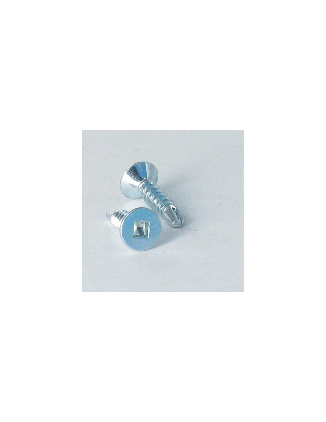 Vis autoperceuse tete fraisee TF EMP CAR Empreinte carr 2 4.2X19 Acier zingu blanc-200 pièces ...