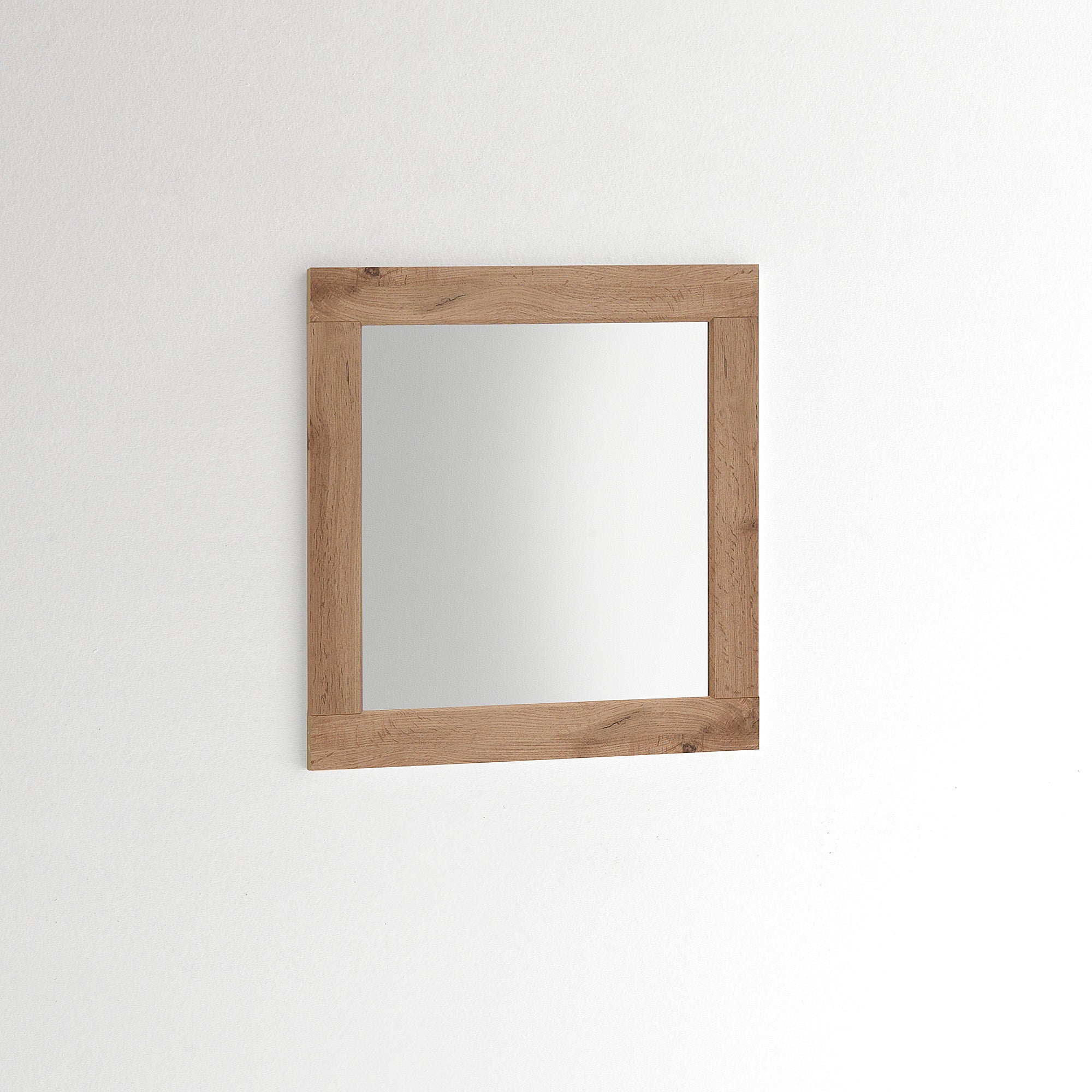 ARHome, Miroir mural Modern, 60 x 60, Chêne Rustique, Made in Italy ...