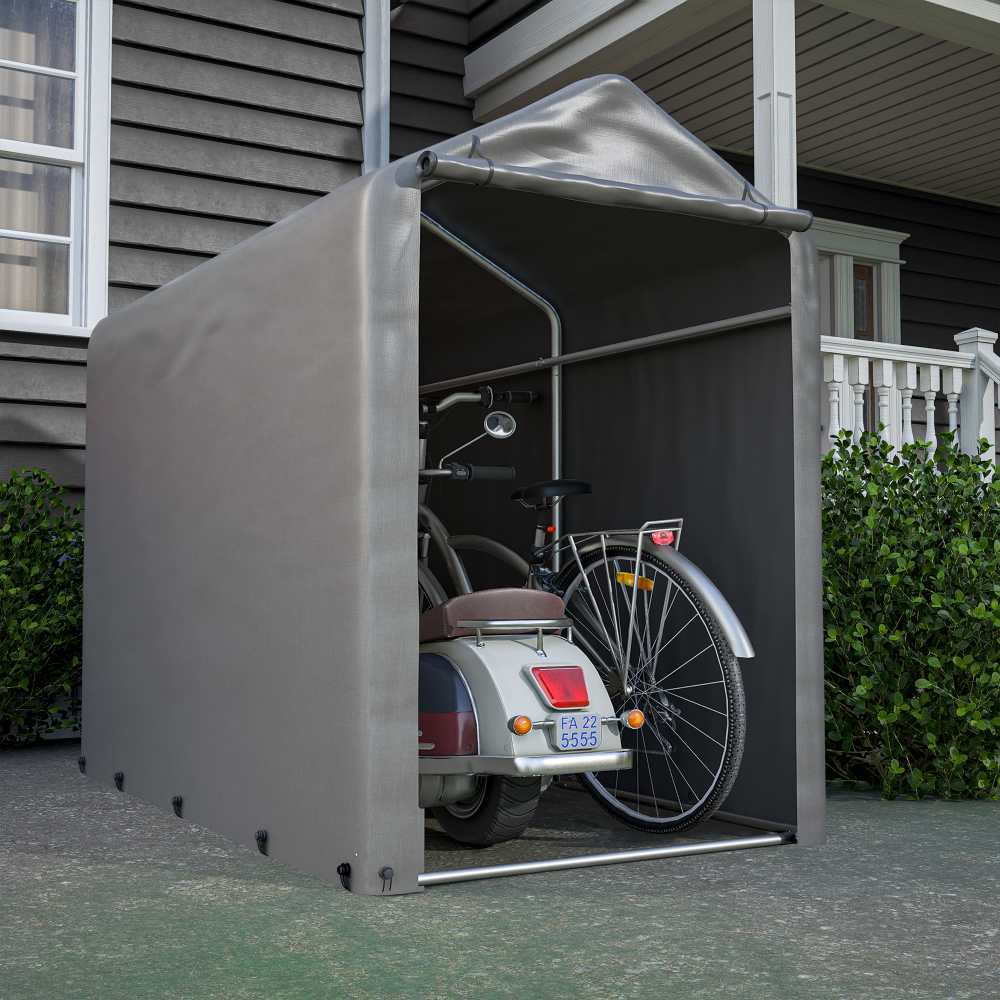 Garage à vélos / abri de jardin 187×100×160 cm, tente de garage et de ...
