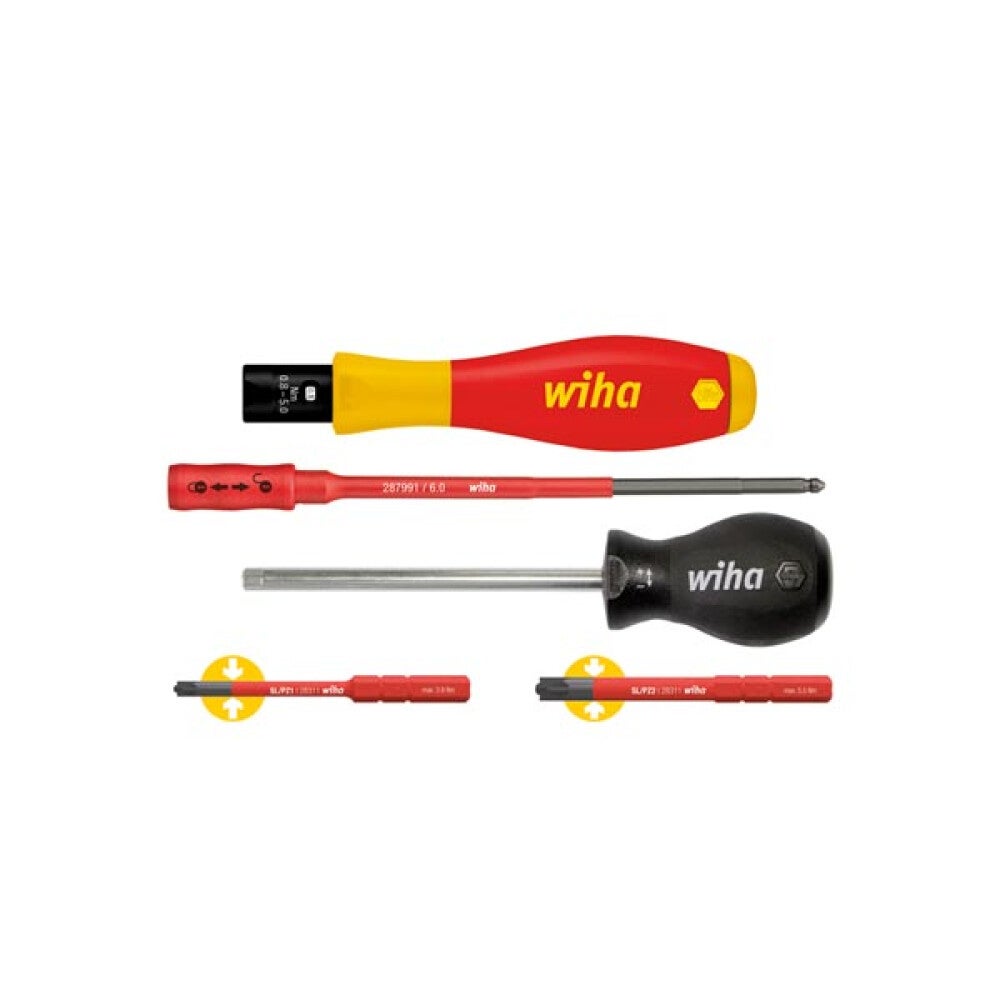 Wiha Jeu de tournevis dynamométriques TorqueVario®-S electric PlusMinus ...