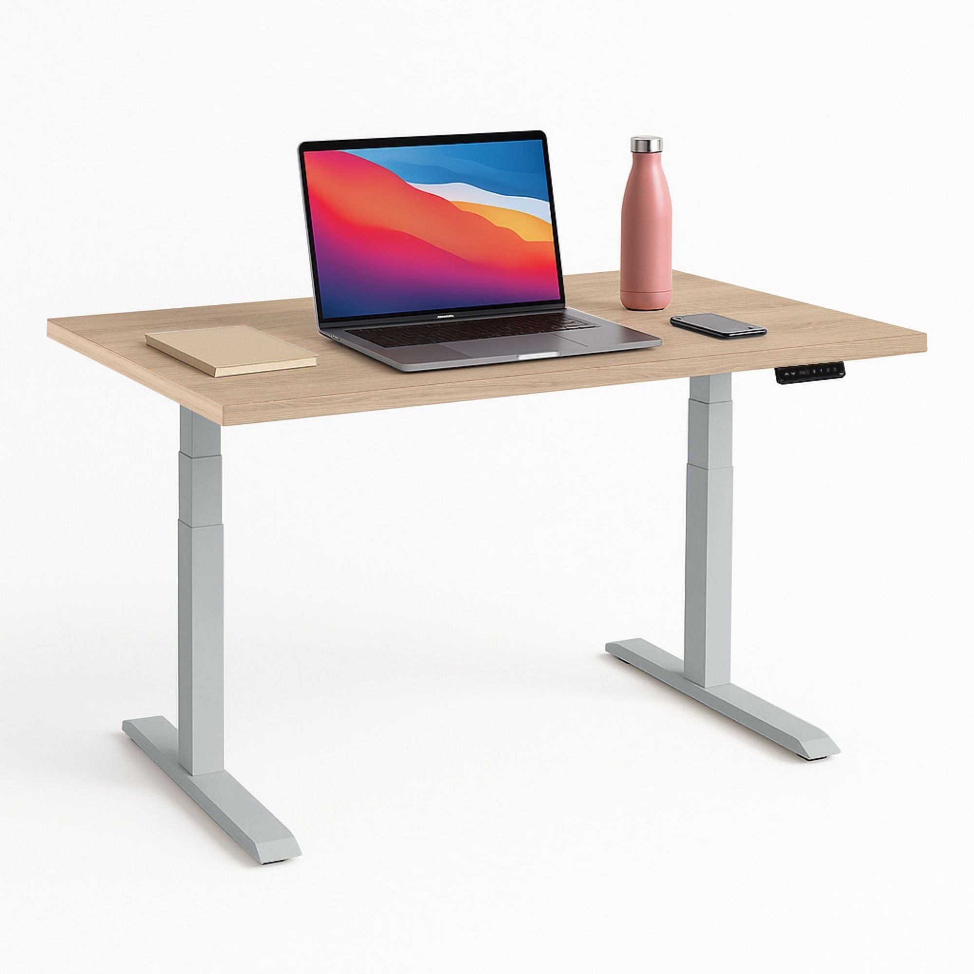 AUM WORLD Bureau Assis Debout Électrique, 140x80, ADVANCED GO ESSENTIAL ...