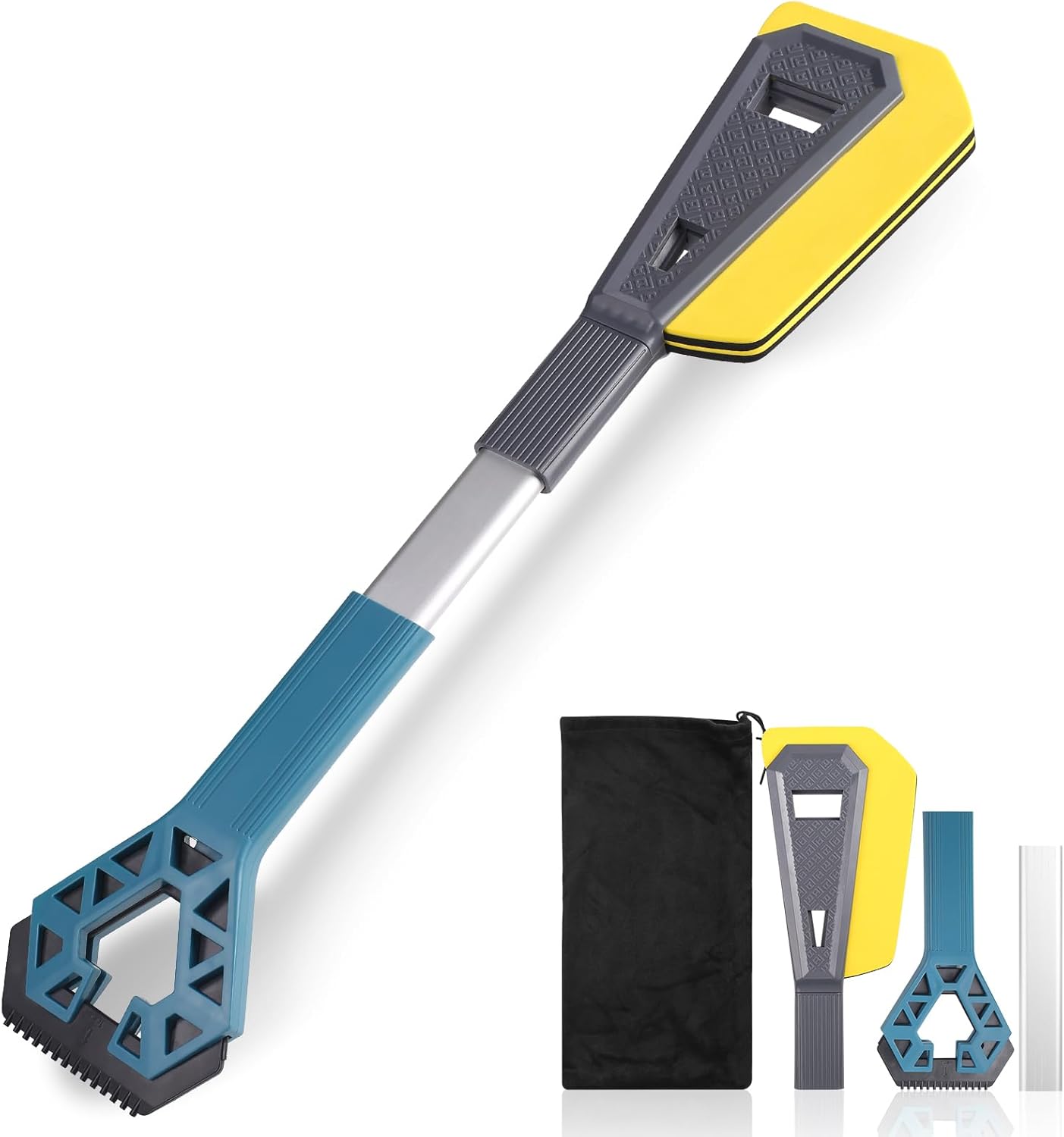 Grattoir Pare Brise Voiture avec Brosse à Neige,Grattoir à Neige Gratte ...