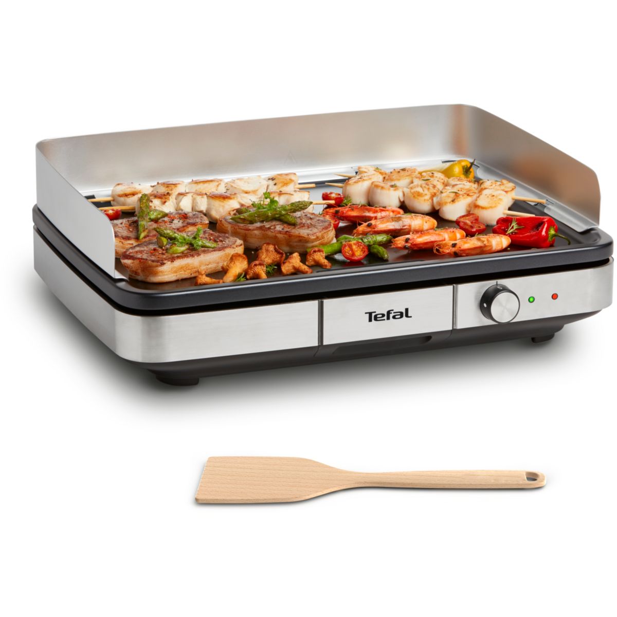 Plancha électrique TEFAL CB690D12 Maxi XXL inox | Leroy Merlin