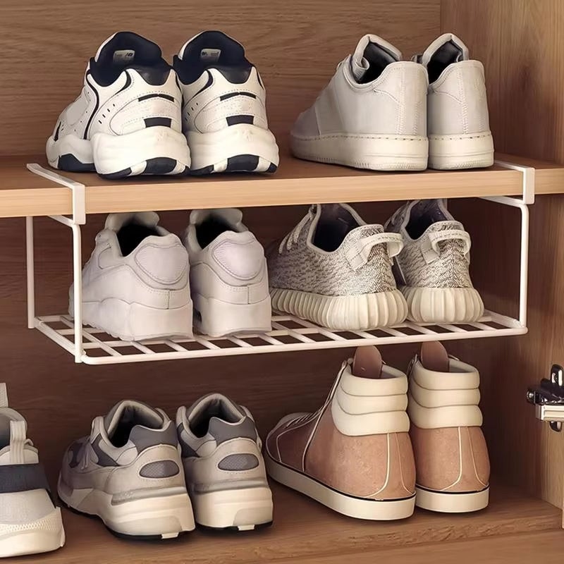 Półka na buty – organizer oszczędzający miejsce, łatwy montaż, do ...