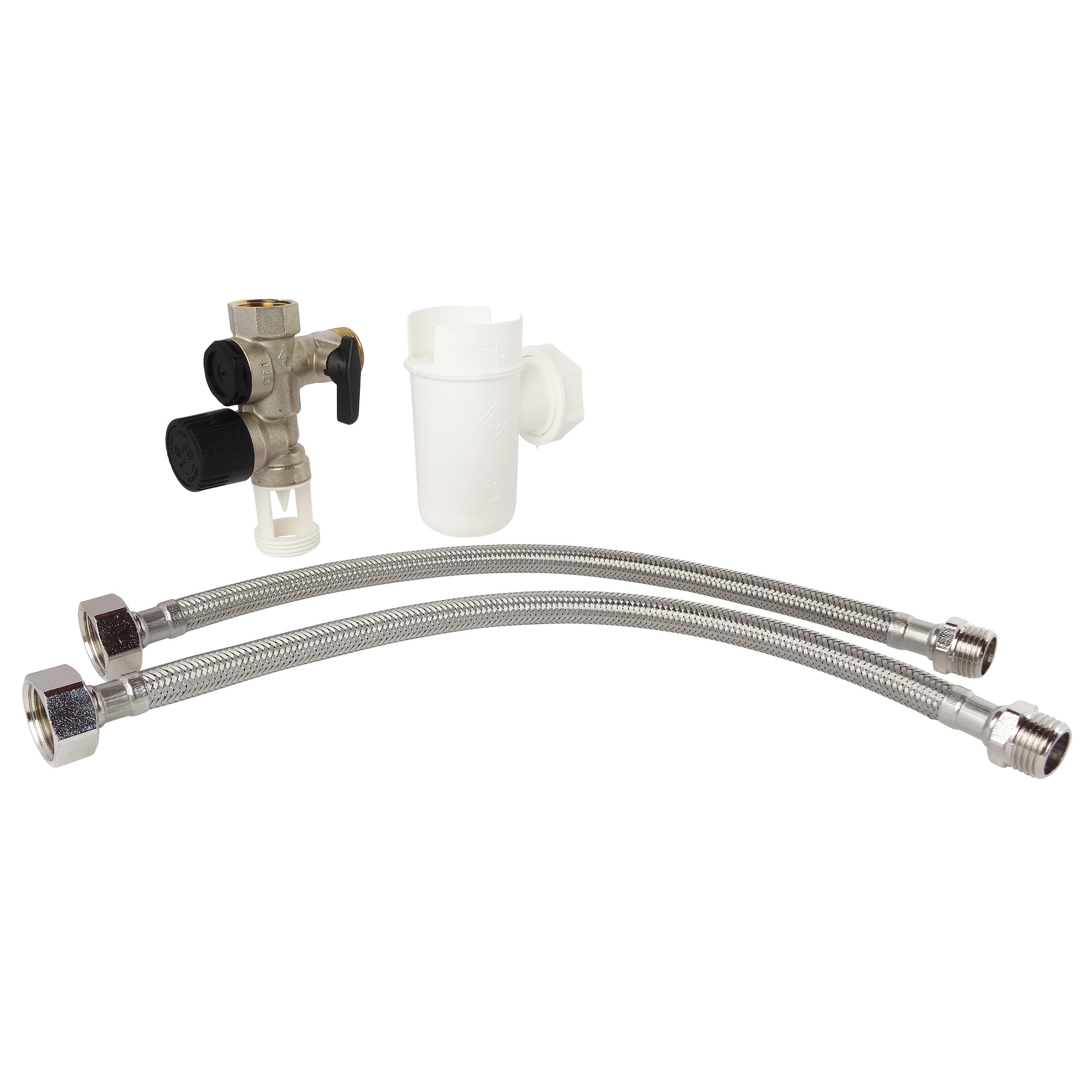 Kit Complet De Raccordement Chauffe-eau Avec Groupe De Sécurité | Leroy Merlin