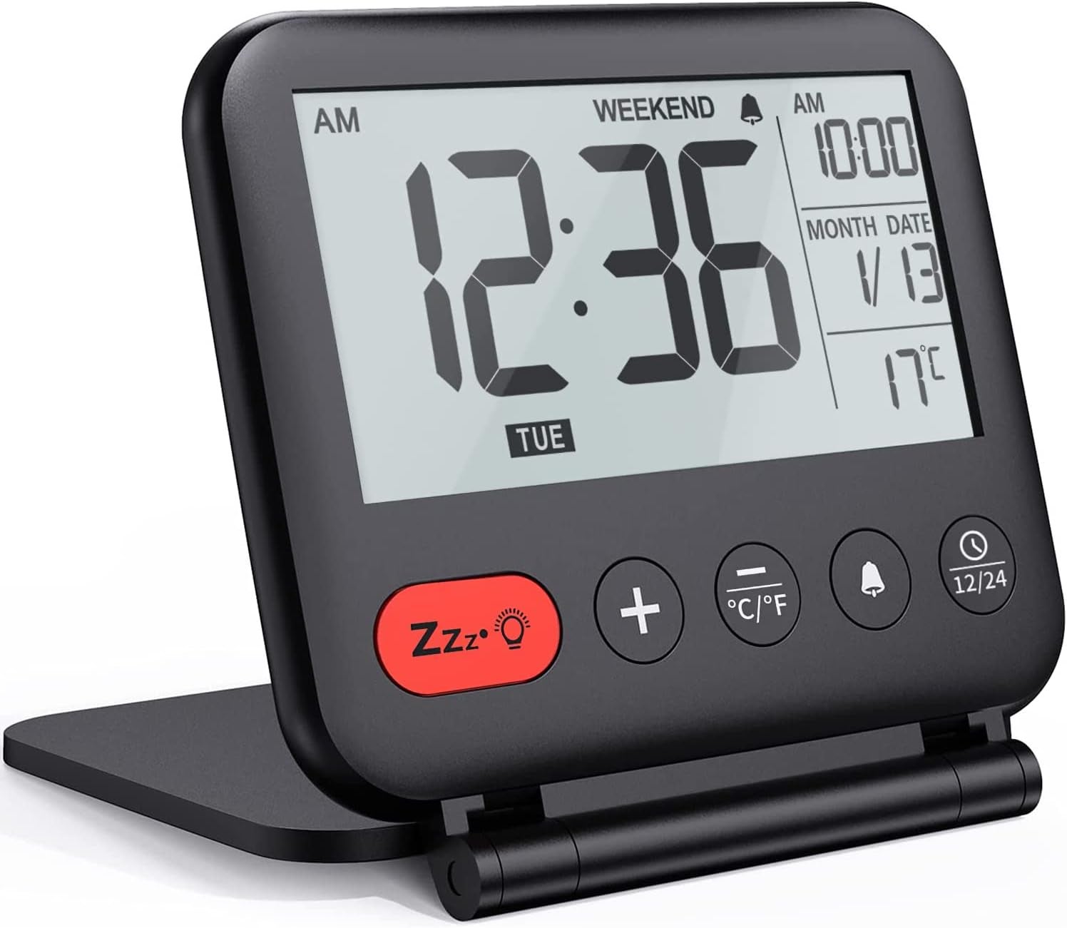 Réveil FISHTEC Mini Horloge Numérique | Leroy Merlin