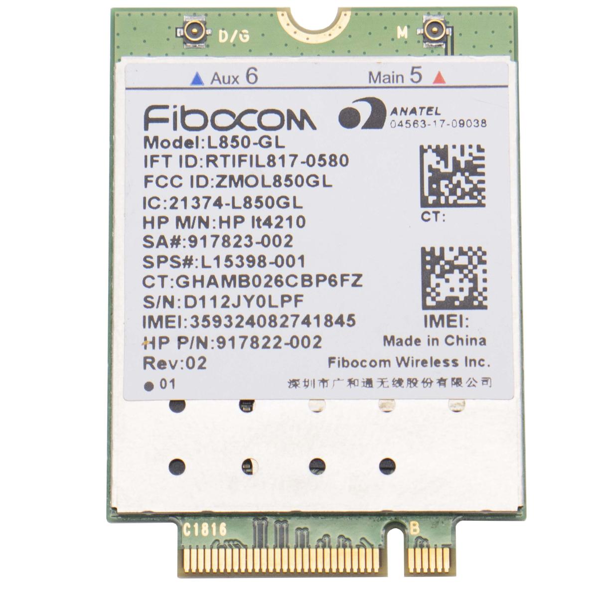 Lenovo ThinkPad Fibocom L850-GL CAT9 WWAN - Módem móvil inalámbrico ...