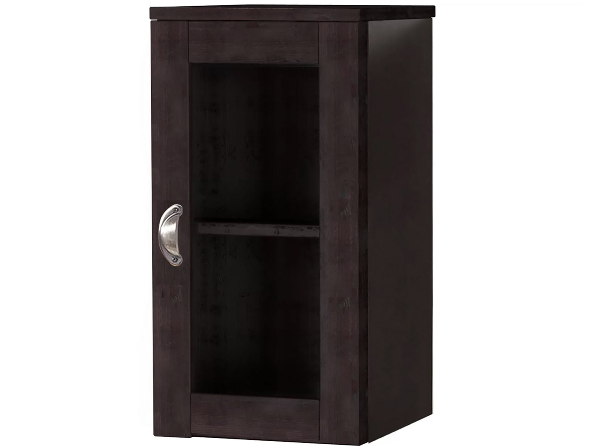 Toscana|Armoire murale avec 1 porte vitrée en pin brun | Leroy Merlin