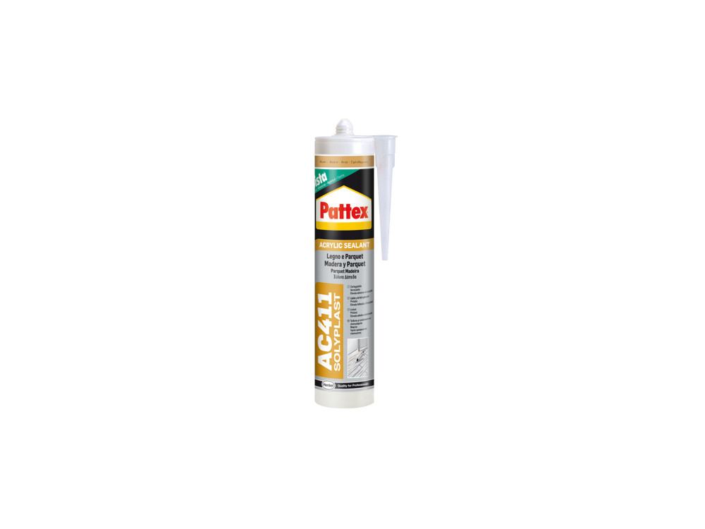 SILICONA ACRÍLICA PARA MADERA Y PARQUET 'PATTEX AC41 ml 300 - Nogal ...