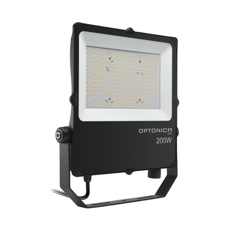 Projecteur LED 200W - IP66 Noir - CCT Changeable - 20000lm - Aluminium ...