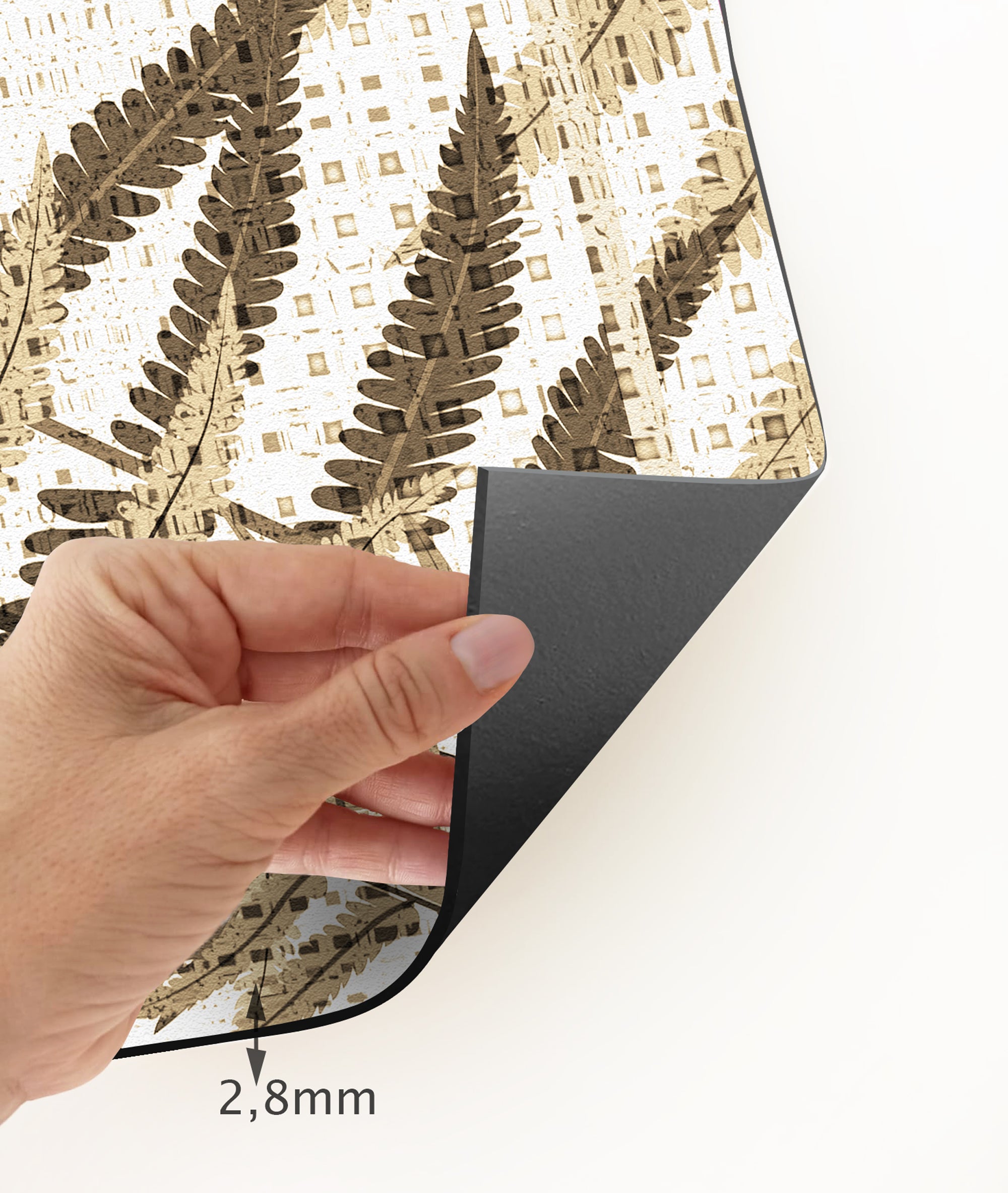 Tapis PVC intérieur/extérieur Helechos Sepia 200x300 cm - PVC imprimé ...