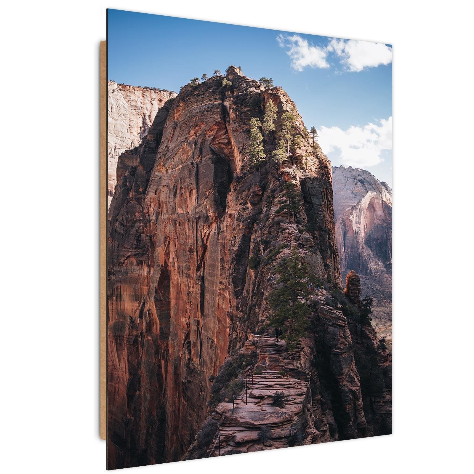 Tableau route des bois au rock - 40 x 60 cm | Leroy Merlin