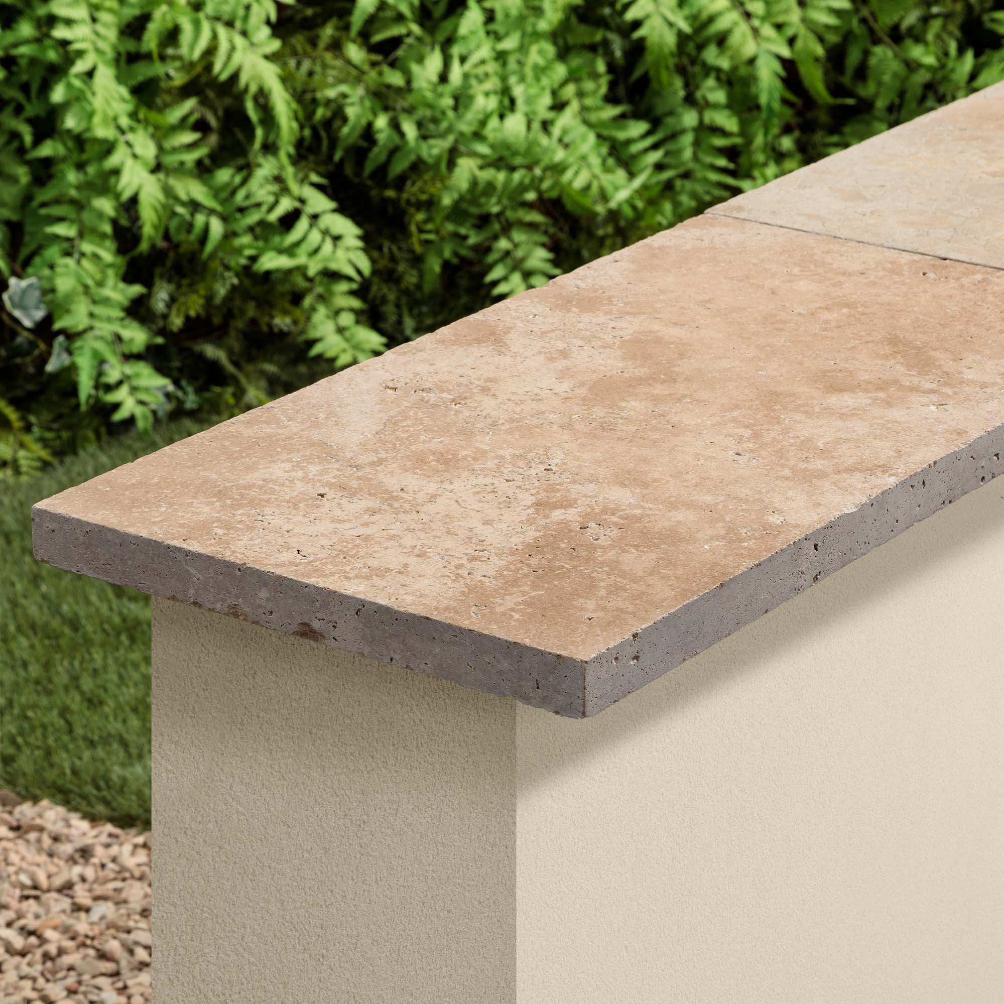 Couvertine Travertin Beige Nuancé 61x33x3 cm (à l'unité) - RO'MA NATURE ...