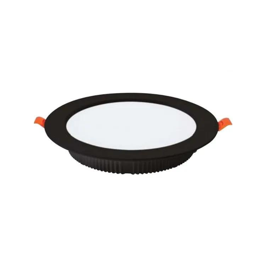 Spot ALEXA SMD LED rond noir 12W 7000K | Leroy Merlin
