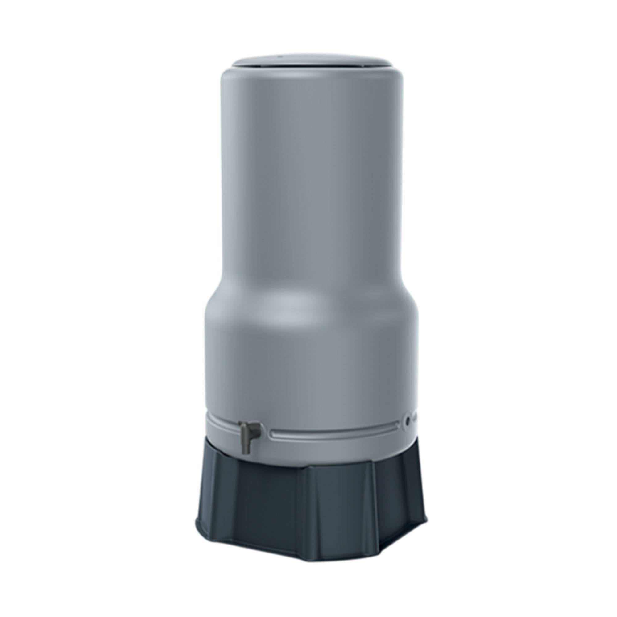 Bidón para agua de lluvia AQUABELL de 200L color en Gris claro | Leroy ...