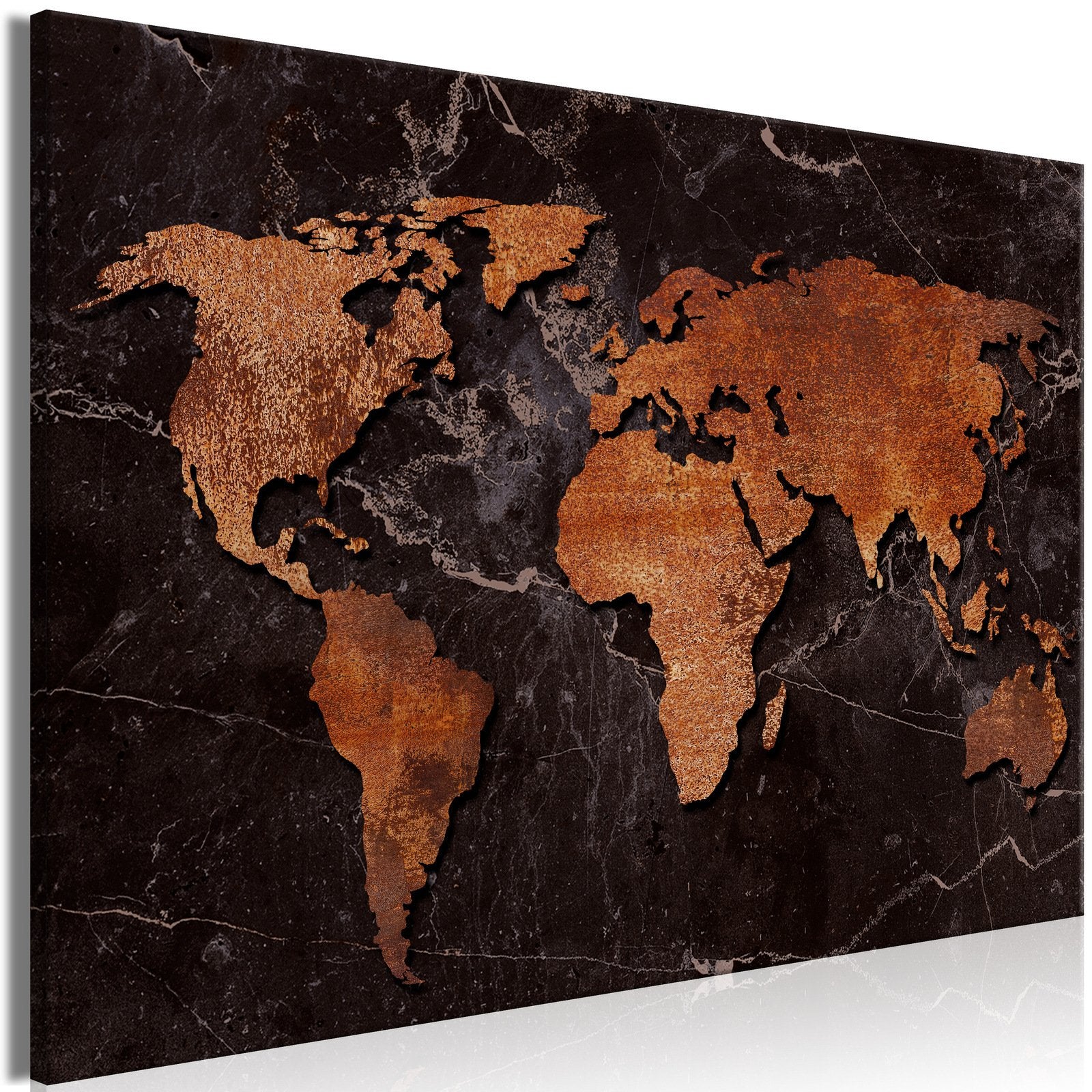 Tableau Copper Map (1 Part) Wide - 60 x 40 cm | Leroy Merlin