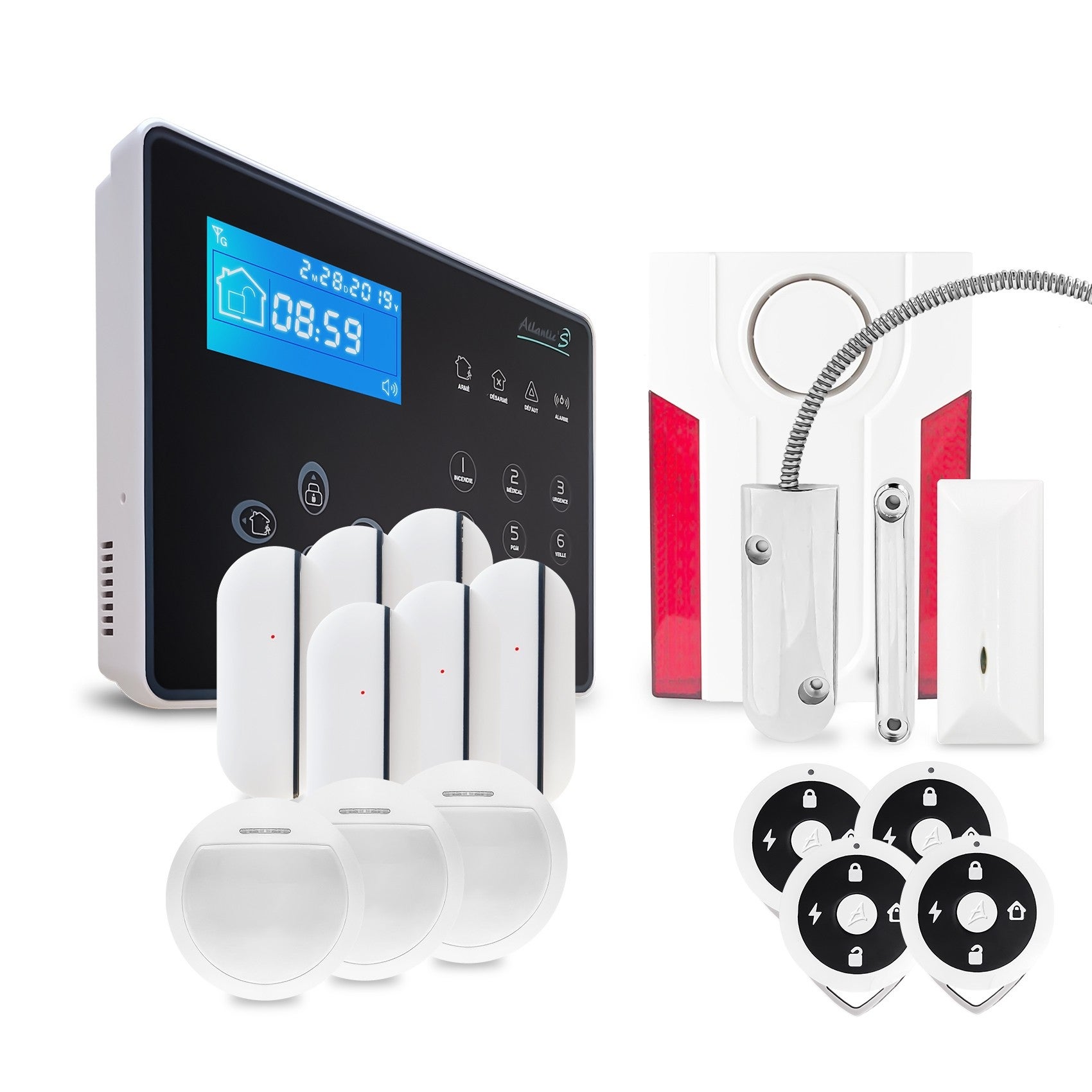 NM-NEOS-KIT-1 Paquete de alarma inalámbrica | Leroy Merlin