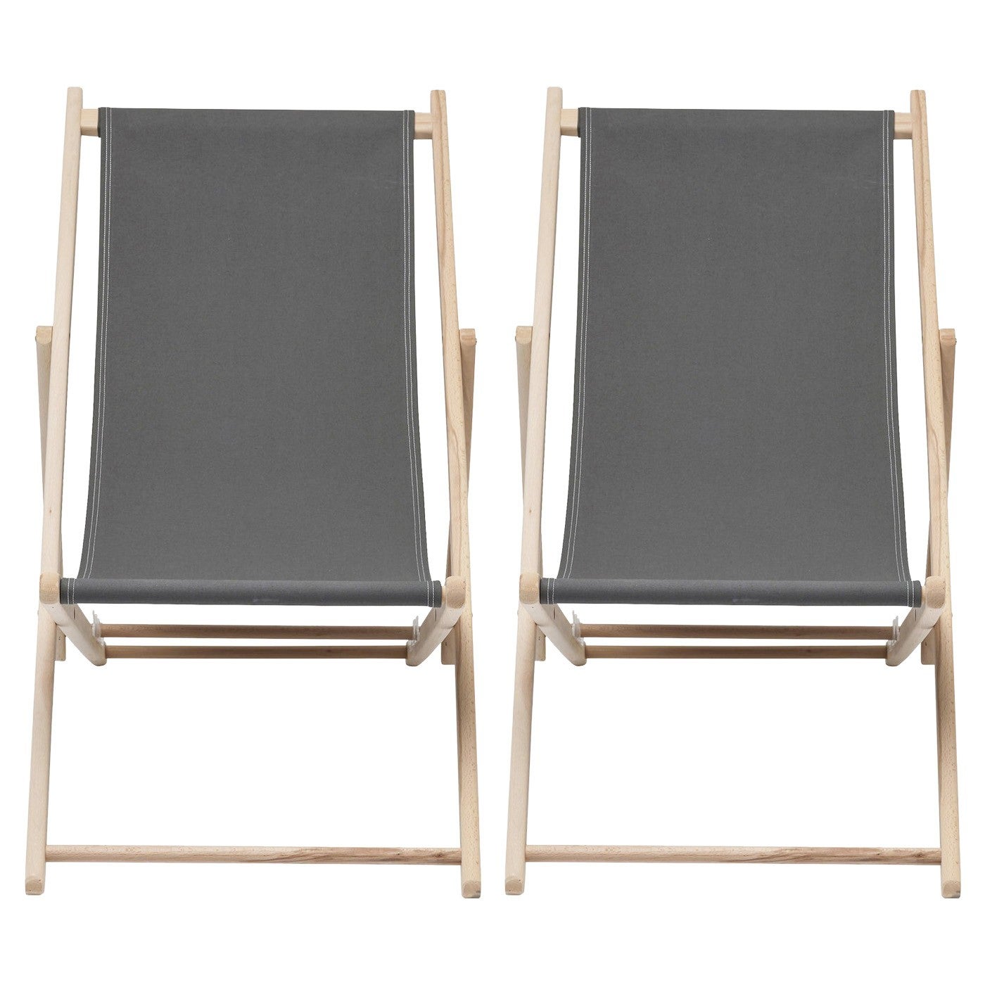 Transats Easy Summer gris set de 2 Kare Design | Leroy Merlin