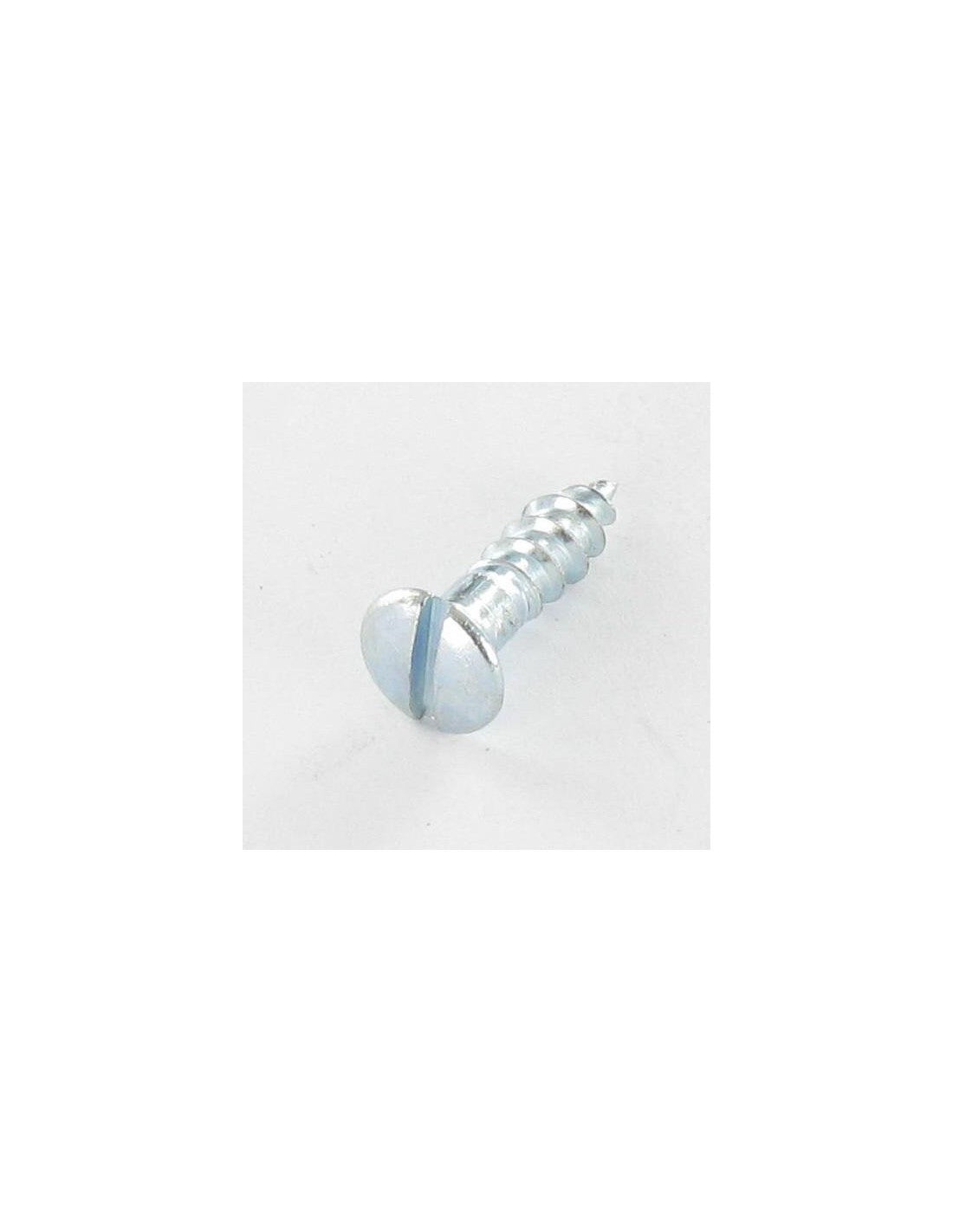 Tornillo madera cabeza fresada abombada ranura 4X25 Acero cincado ...