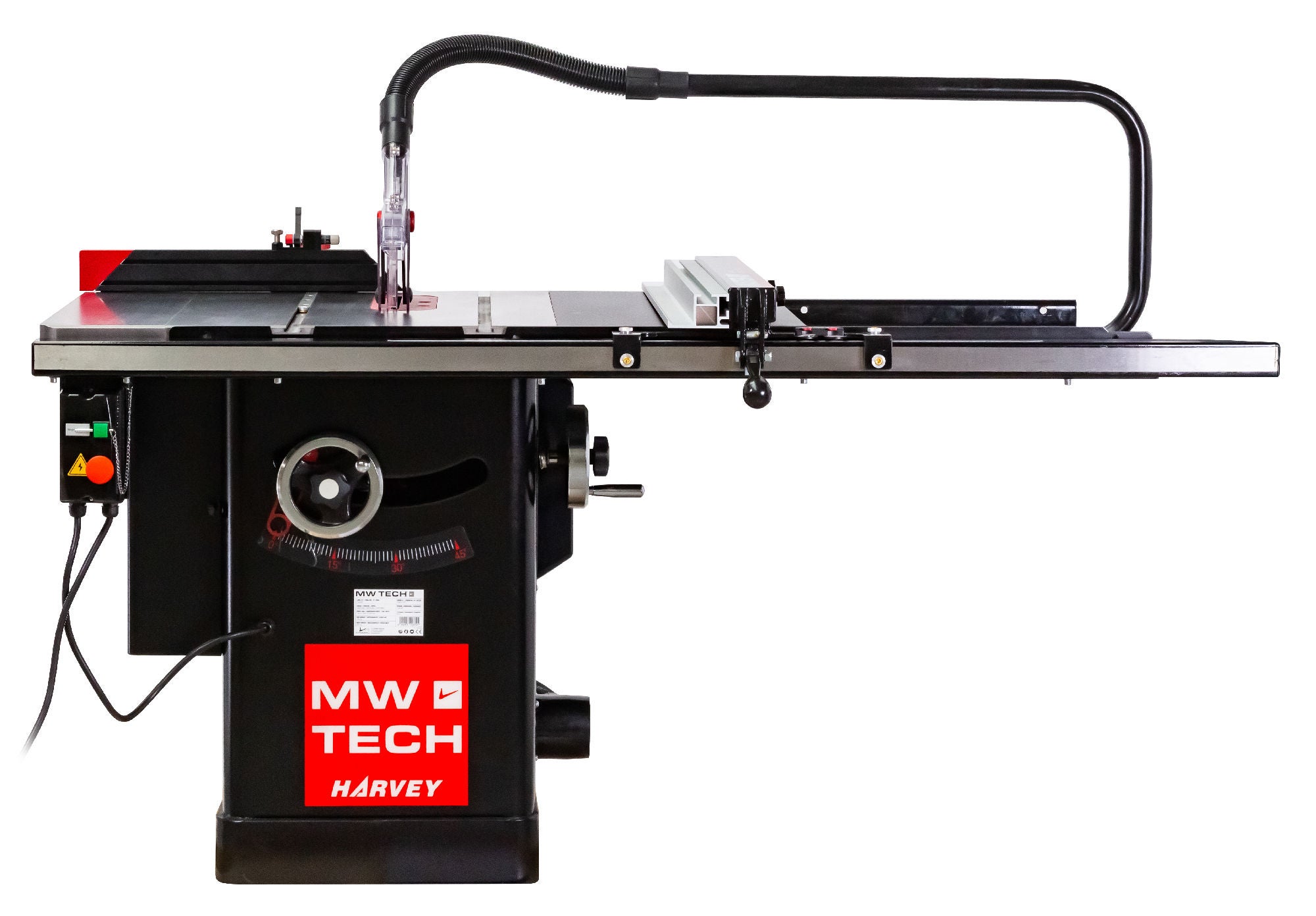Scie circulaire Harvey sur table d'atelier diam. 250 mm 1,65kw 230V ...