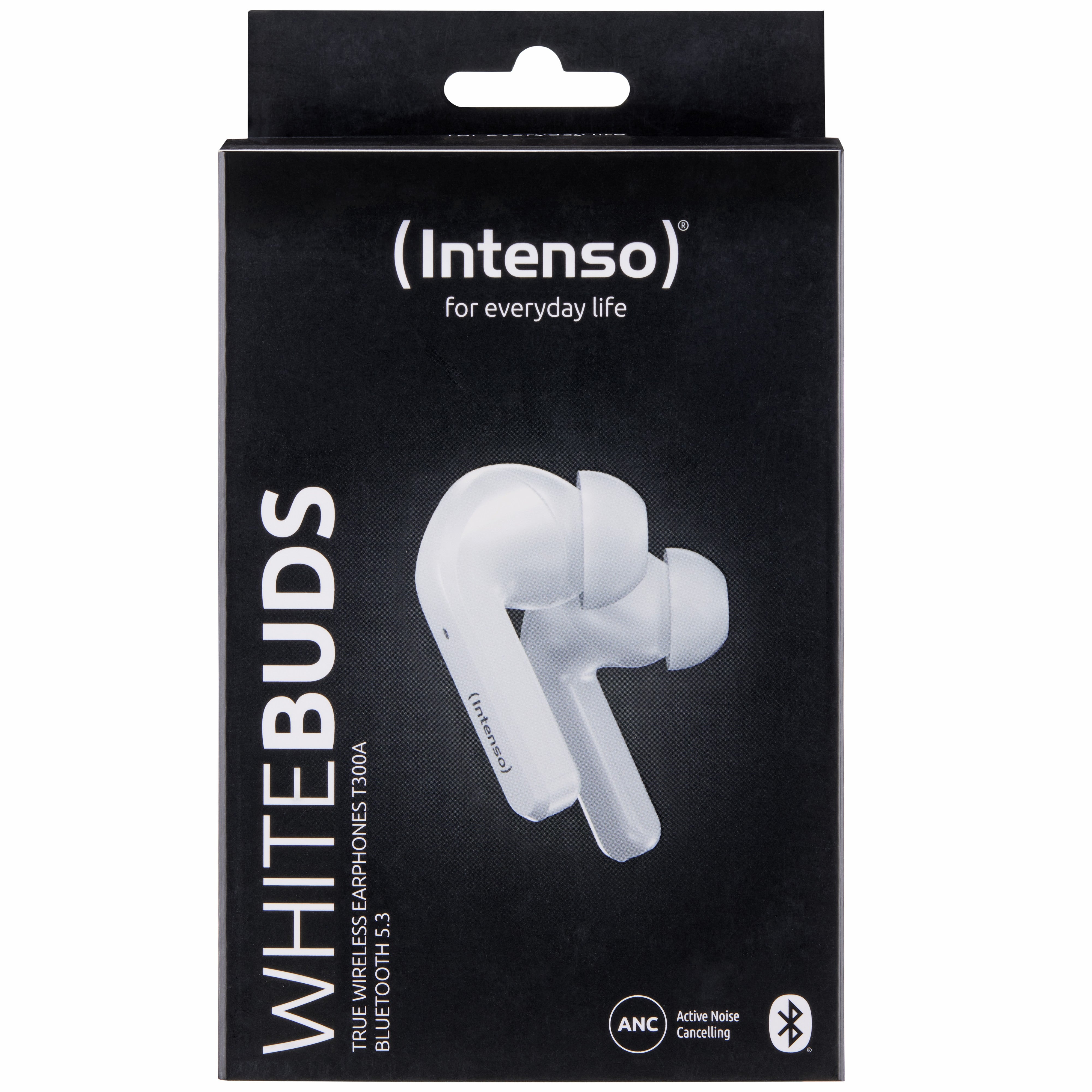 Auriculares bluetooth intenso buds t300a tws con anc blanco inalambrico ...