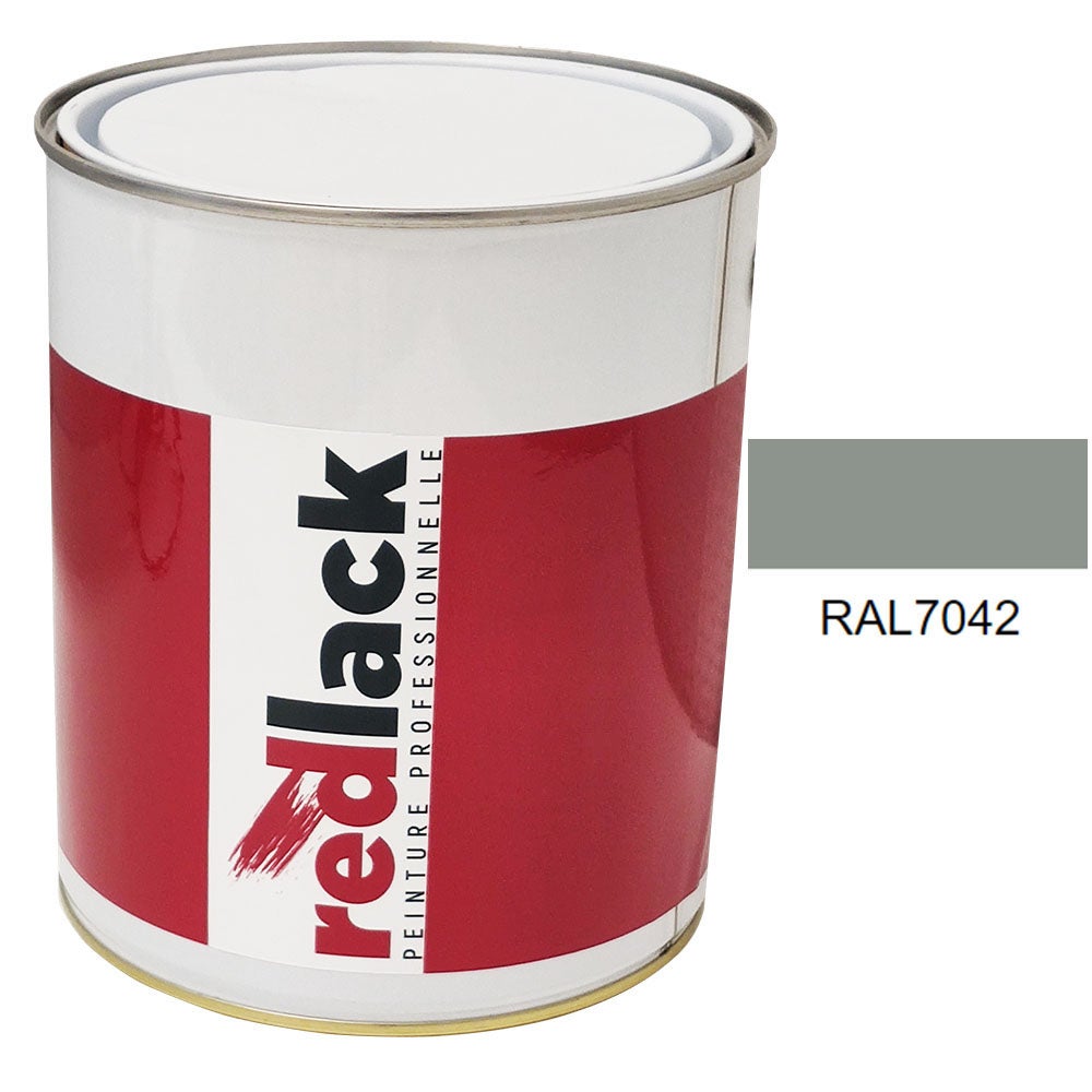 Pintura Gris tráfico A RAL 7042 Multisoporte mate 3L Redlack | Leroy Merlin