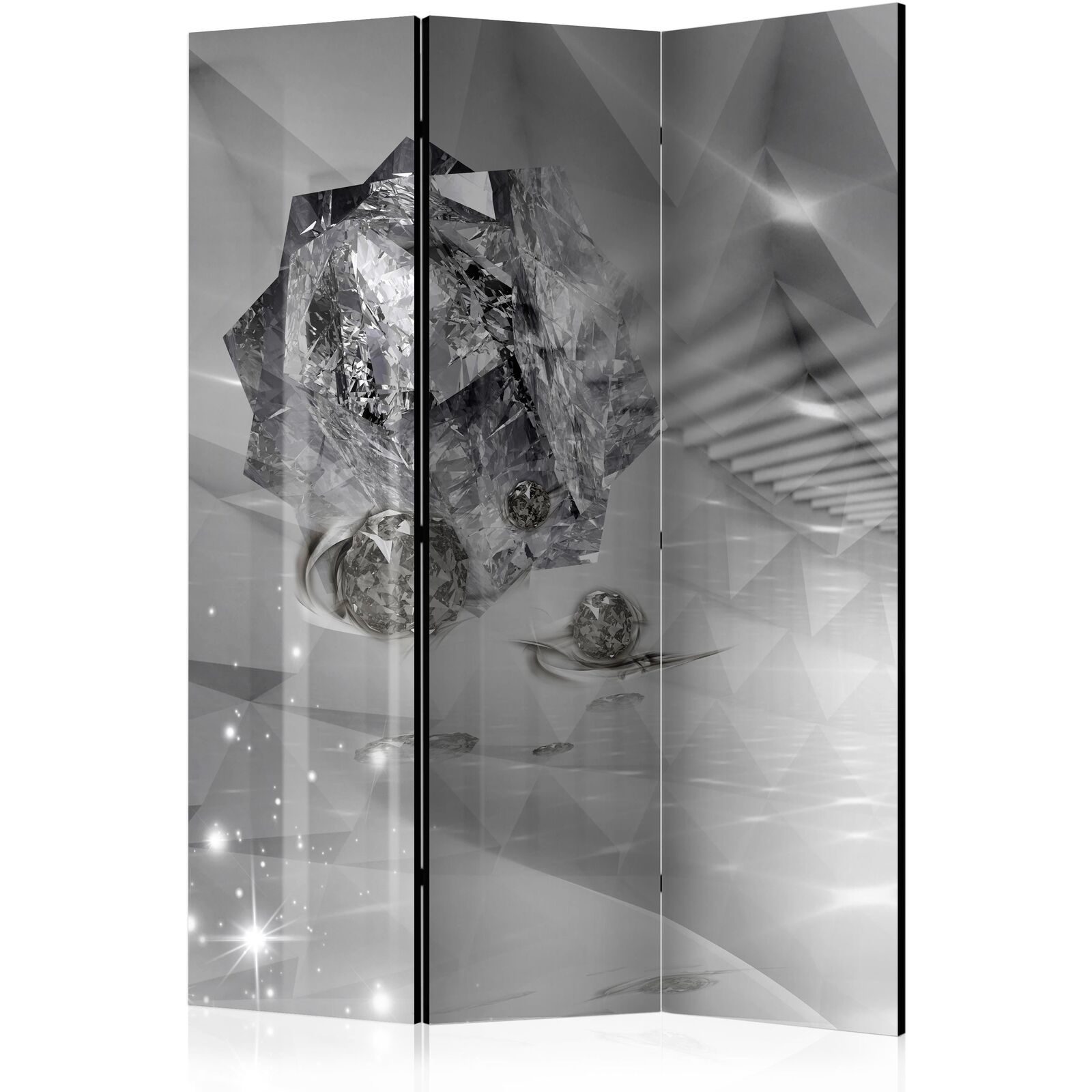 Paravent Design Grisaille Abstrait pour Intérieur Moderne 135 x 172 cm ...